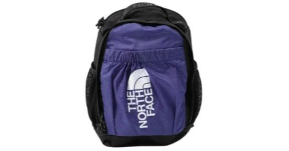 The North Face Logo Backpack in Blue for Men | Lyst