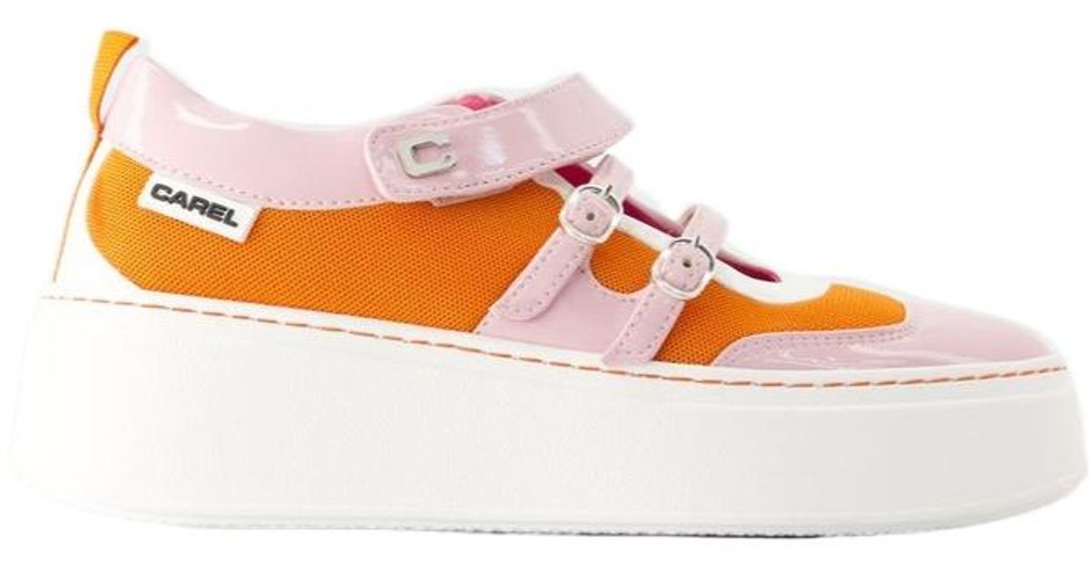 CAREL PARIS Baskina Sneakers in Orange | Lyst