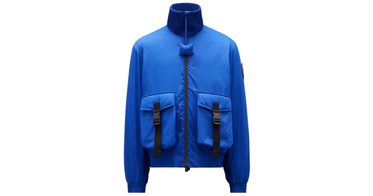 Moncler X Jw Anderson Short Padded Jacket in Blue for Men | Lyst
