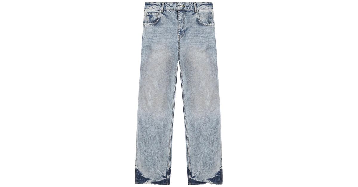 Represent R3 Baggy Straight-Leg Jeans in Blue for Men | Lyst