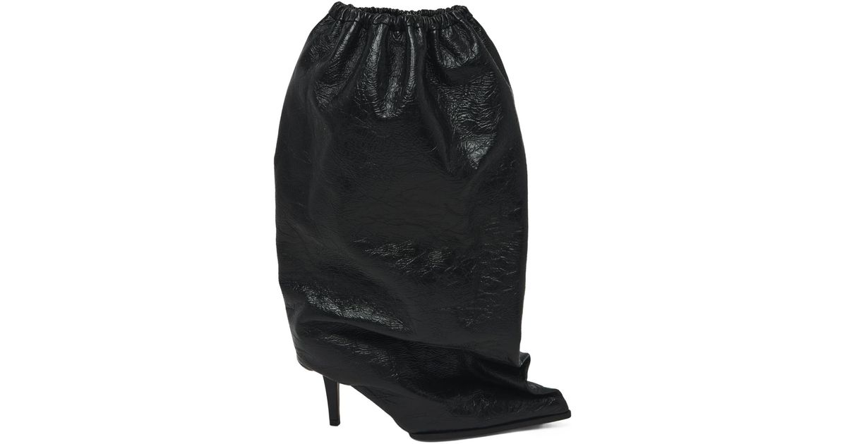 Alexander McQueen The Bag Boots in Black | Lyst