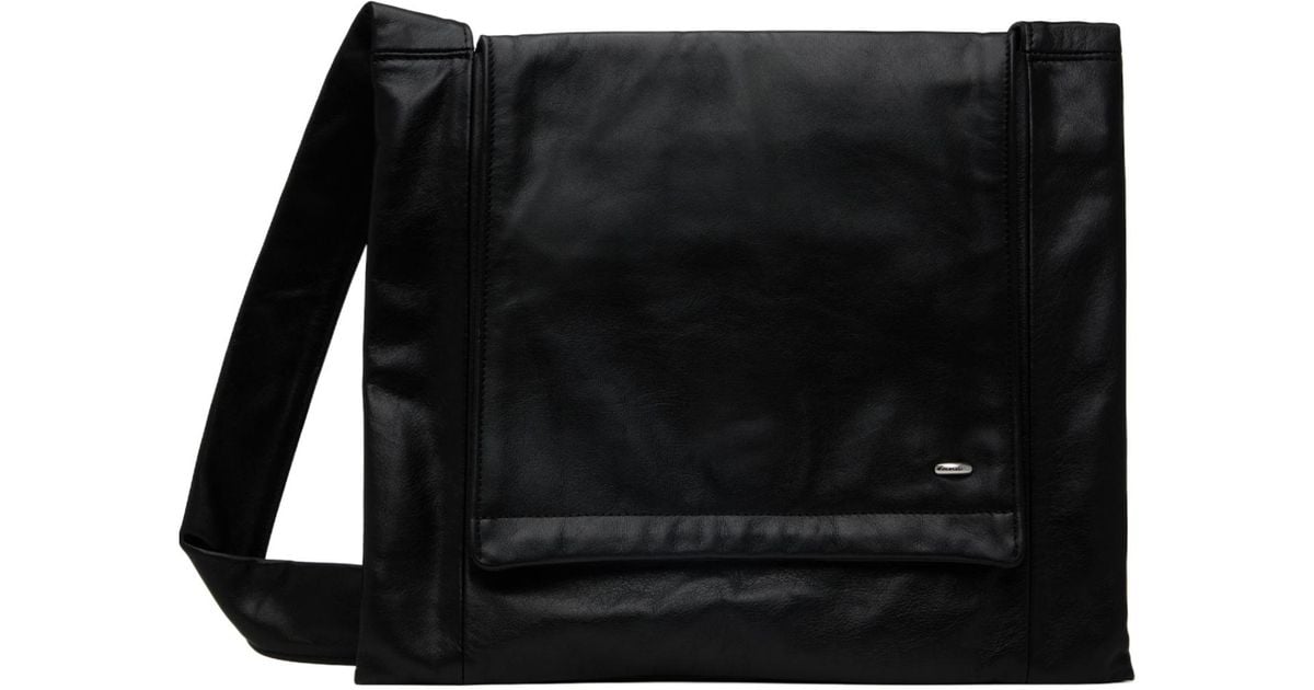 Our Legacy Logo Shoulder Bag in Black for Men | Lyst