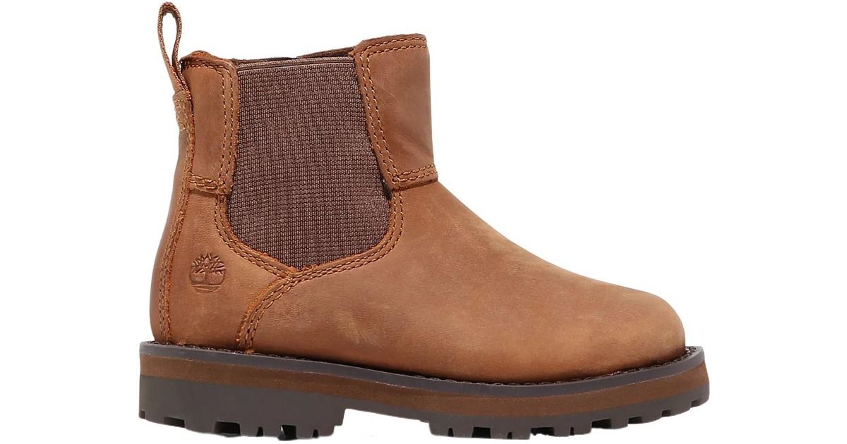 Timberland Round Head Chelsea Boots in Brown | Lyst