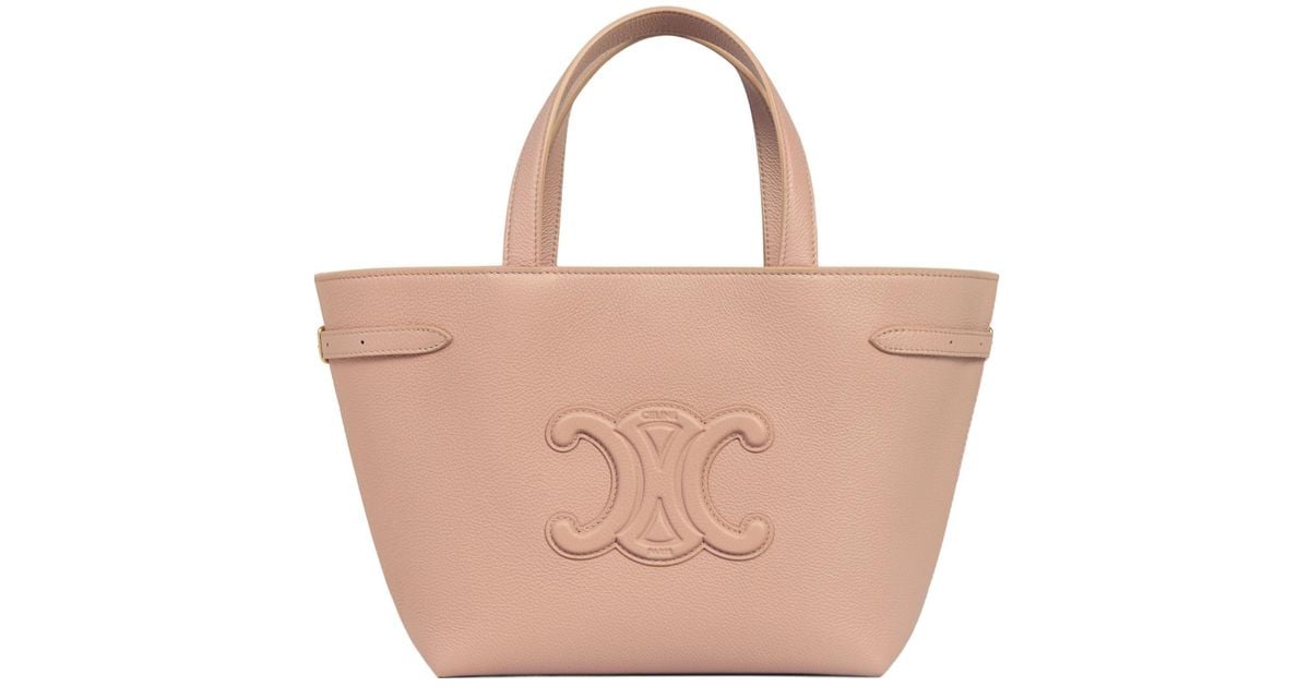 Celine Mini Cabas Anais Cuir Triomphe in Pink | Lyst