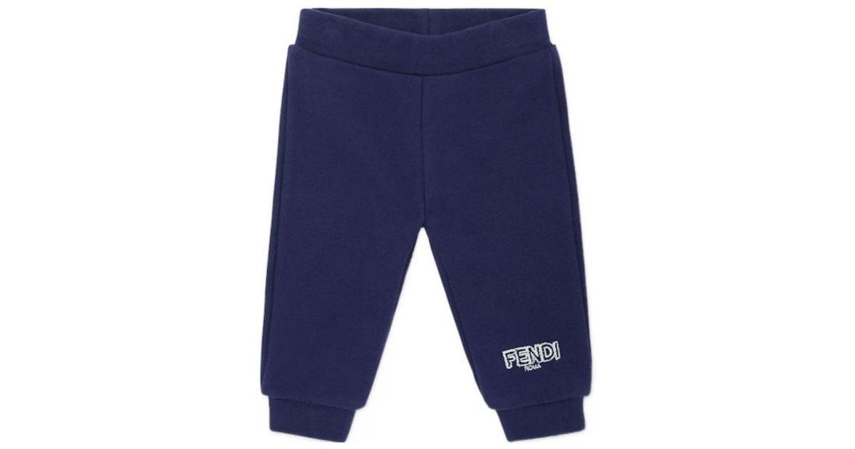Fendi Logo Sweatpants in Blue | Lyst