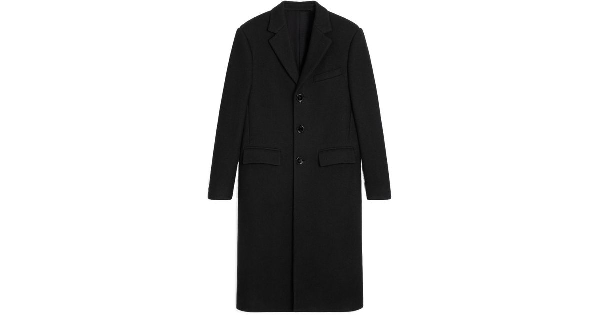 Celine Boxy Coat in Black for Men | Lyst