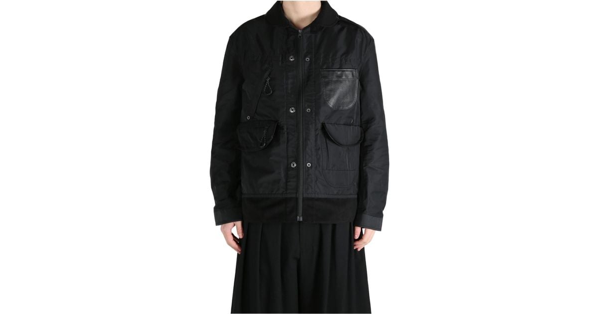 Junya Watanabe Multi-Pocket Work Jacket in Black for Men | Lyst