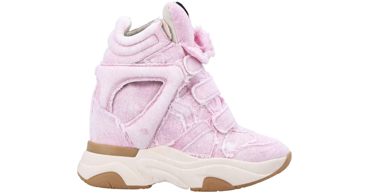Isabel Marant Balskee Sneakers in Pink | Lyst