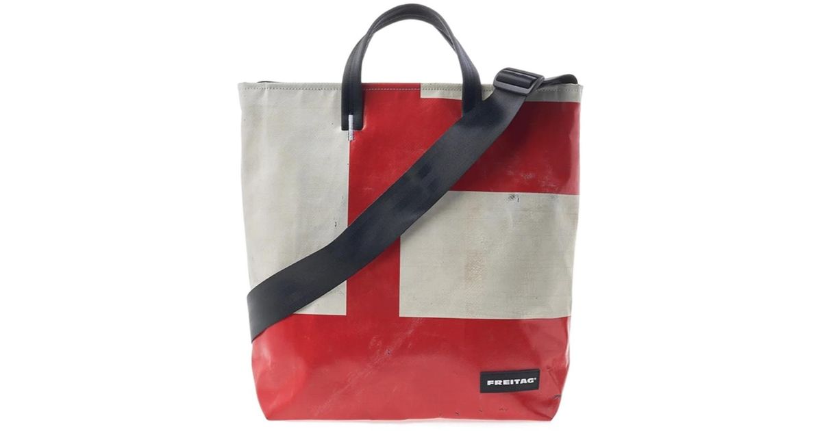 Freitag Logo Crossbody Bag in Red | Lyst UK