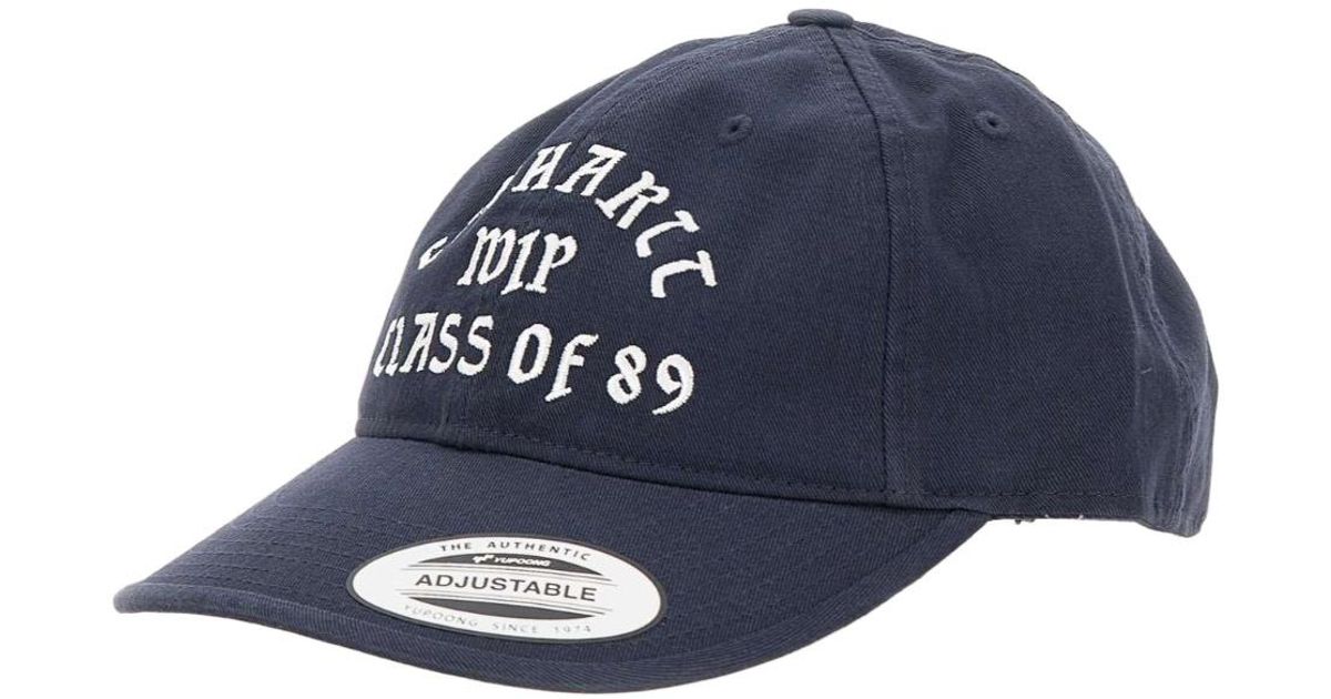 Carhartt Logo Hat in Blue for Men | Lyst