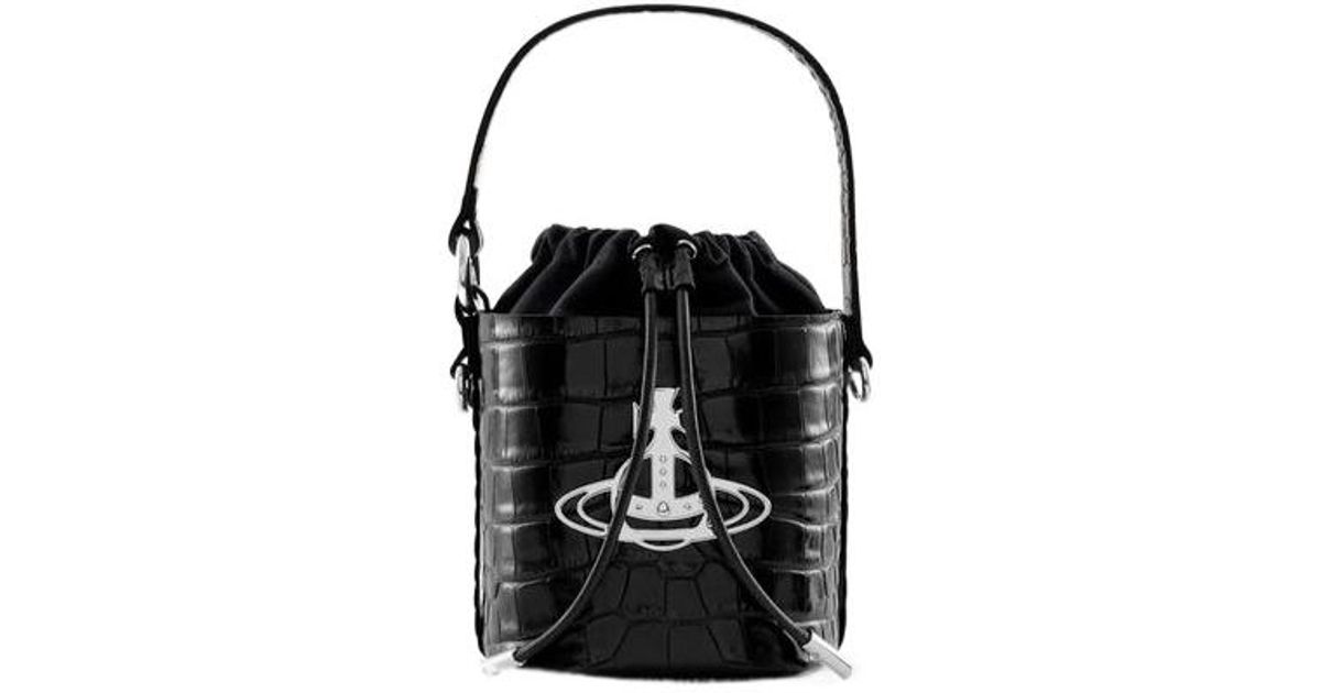 Vivienne Westwood Daisy Bucket Bag in Black | Lyst
