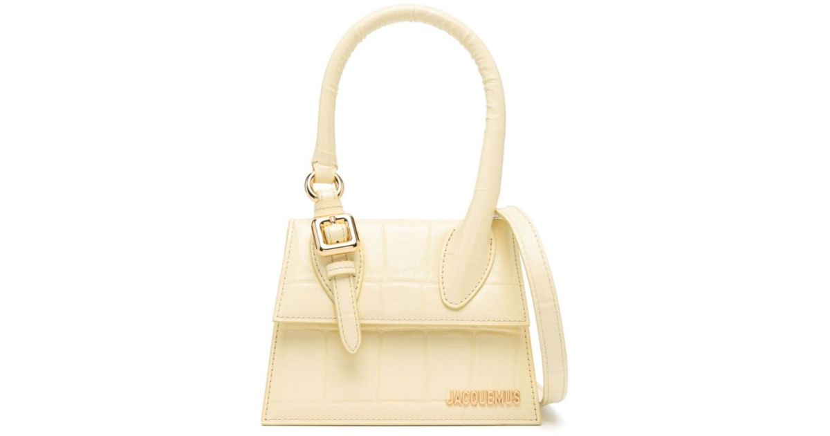 Jacquemus Mini Boucle Loop Tote Handbag in Natural | Lyst