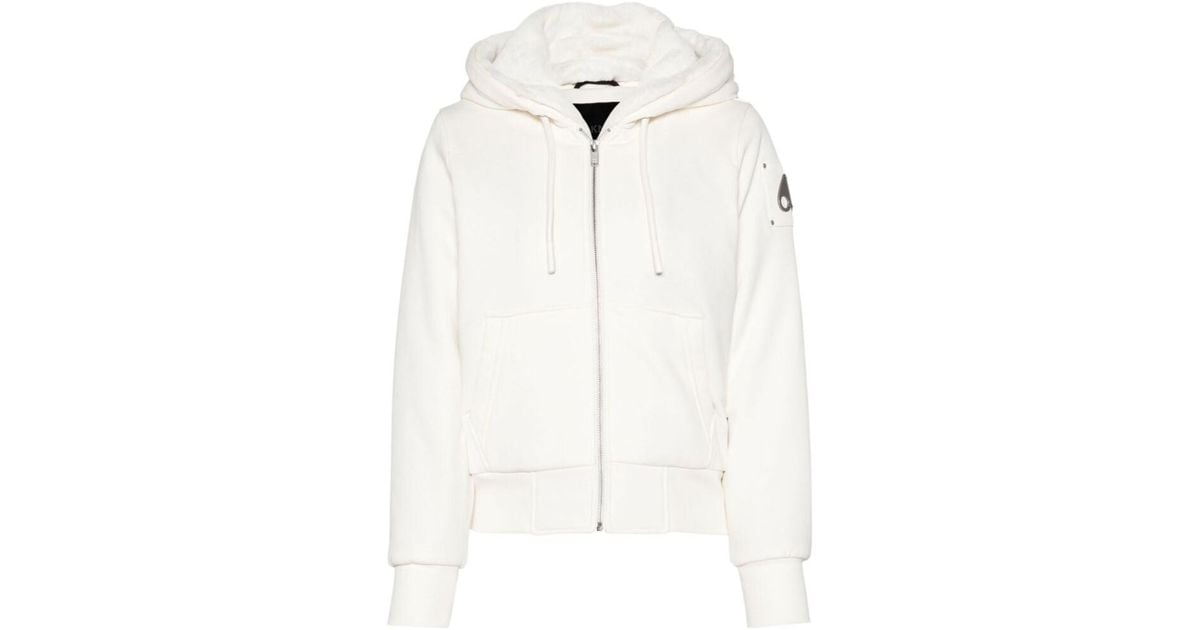 Moose Knuckles Classic Bunny Jacket in White | Lyst