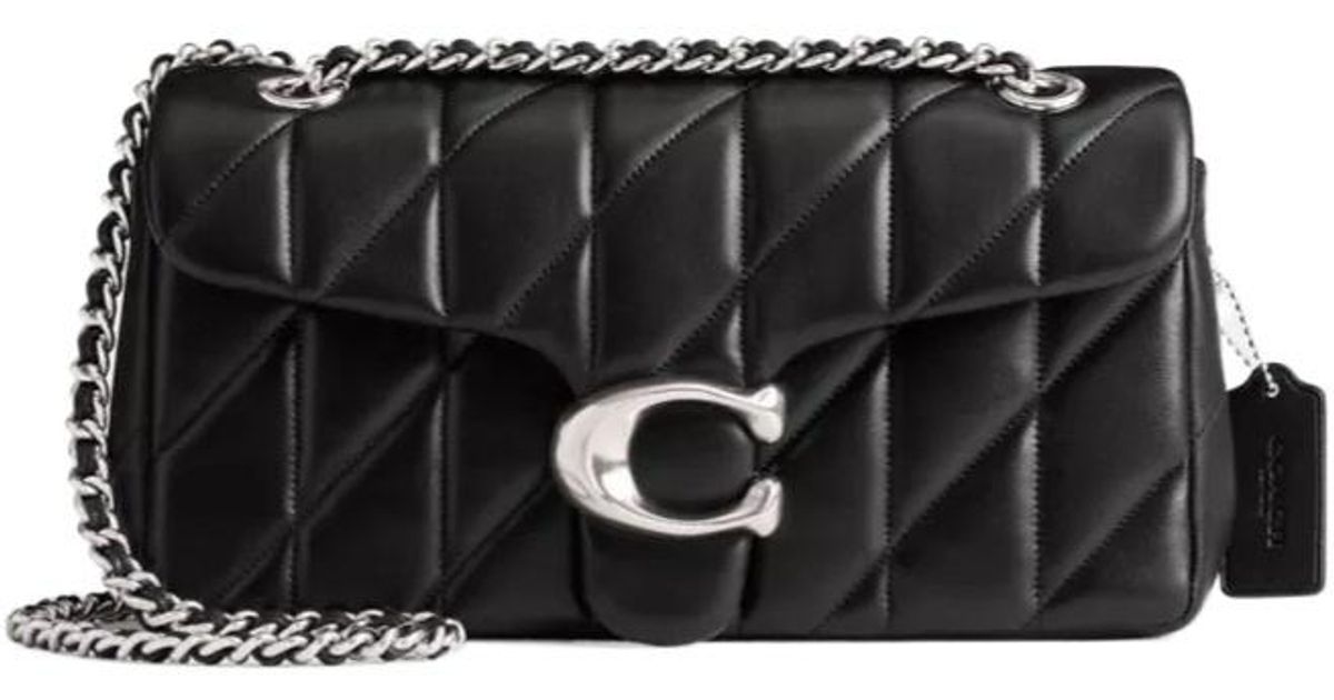 COACH Tabby Shoulder Backpack in Black | Lyst