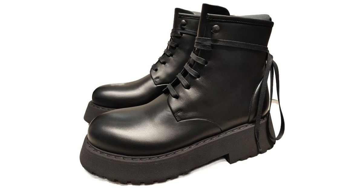 Marsèll Logo Logo Short Boots in Black for Men | Lyst
