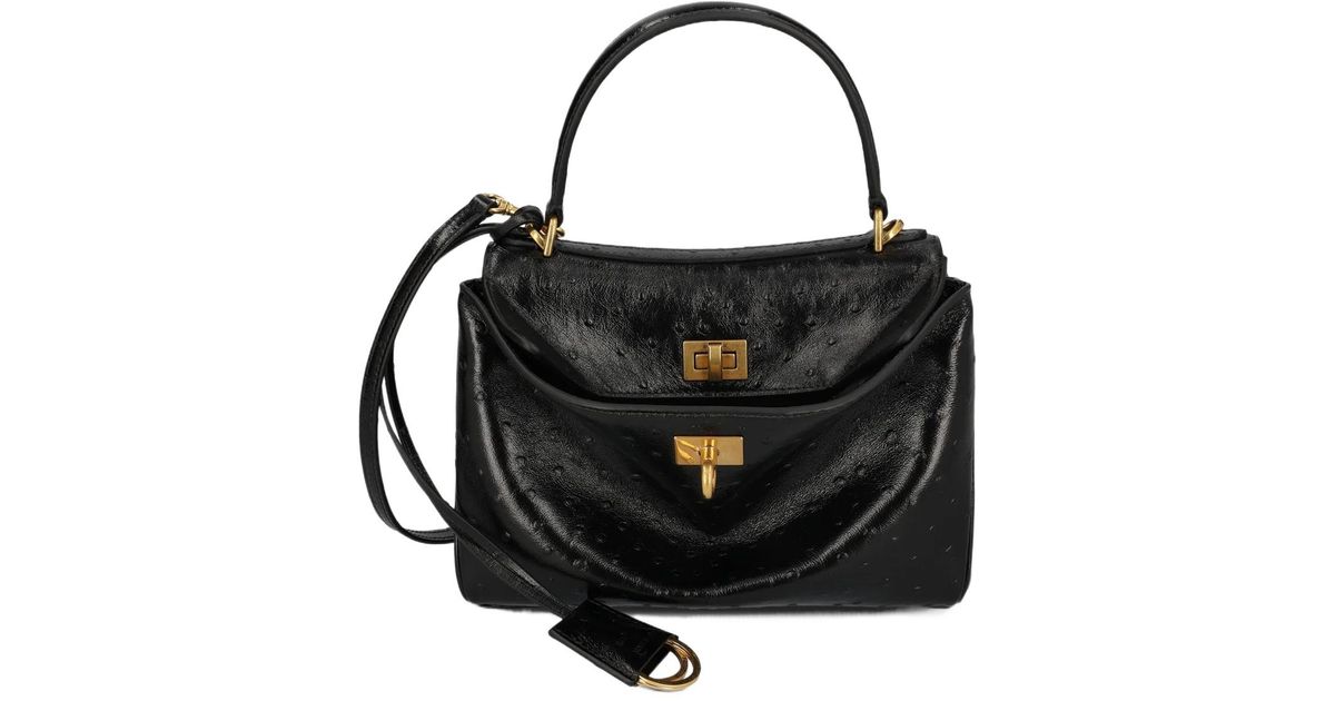 Balenciaga Rodeo Mini Tote Bag in Black | Lyst