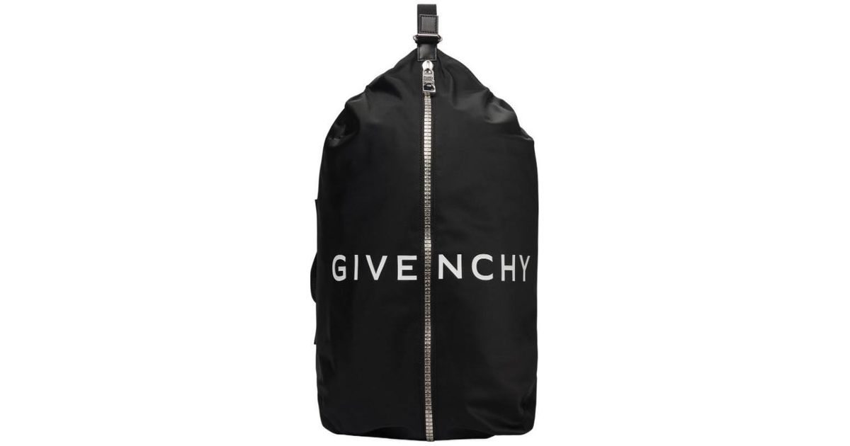 Givenchy Logo Backpack in Black for Men | Lyst