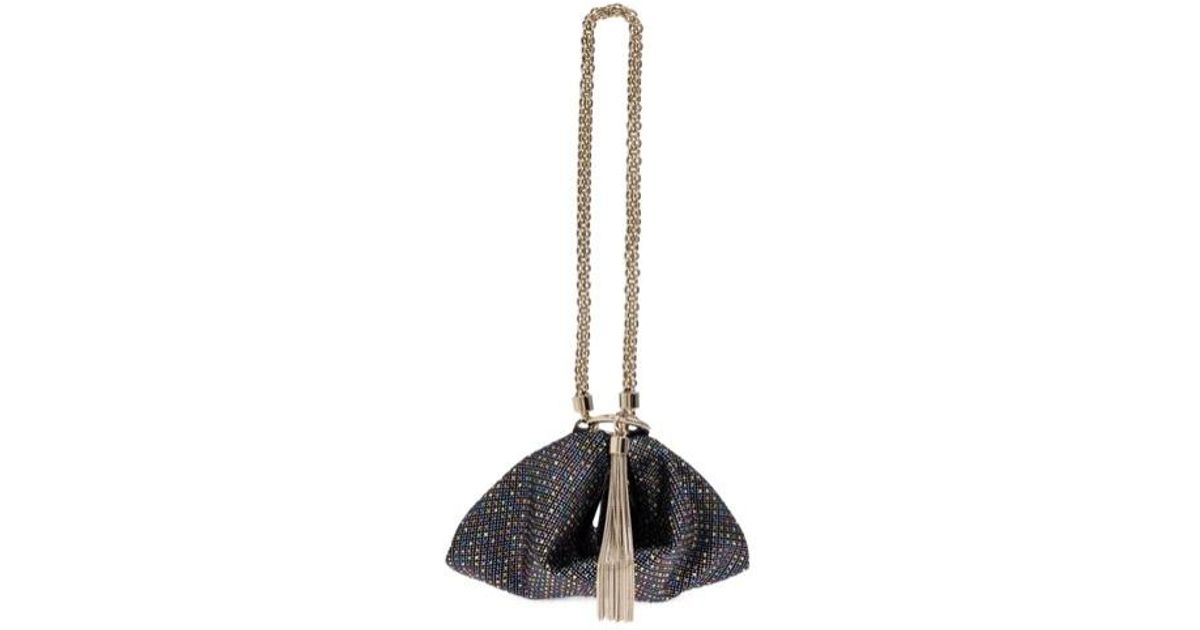 Jimmy Choo Mini Callie Shoulder Bag in White | Lyst