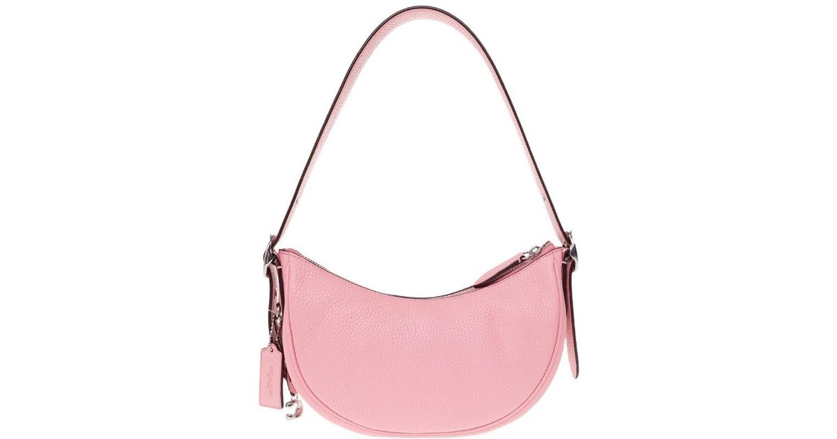 COACH Luna Shoulder Bag in Pink | Lyst