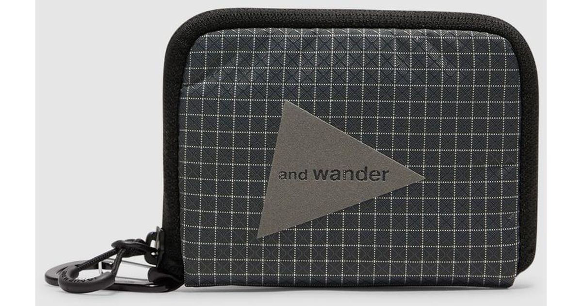 and wander Ocean Rip Wallet in Black | Lyst