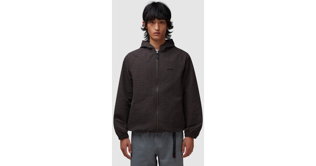 Gramicci Northside Plaid Hooded Jacket (Deep in Black for Men | Lyst UK