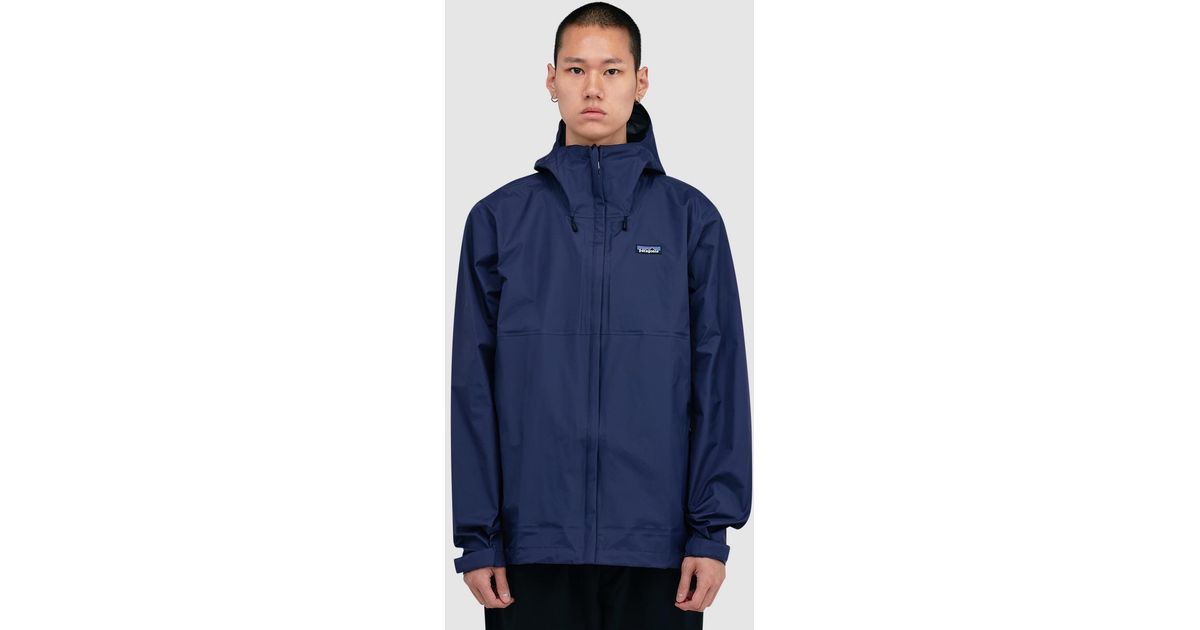 Patagonia Torrentshell 3L Rain Jacket (Plummet in Blue for Men | Lyst