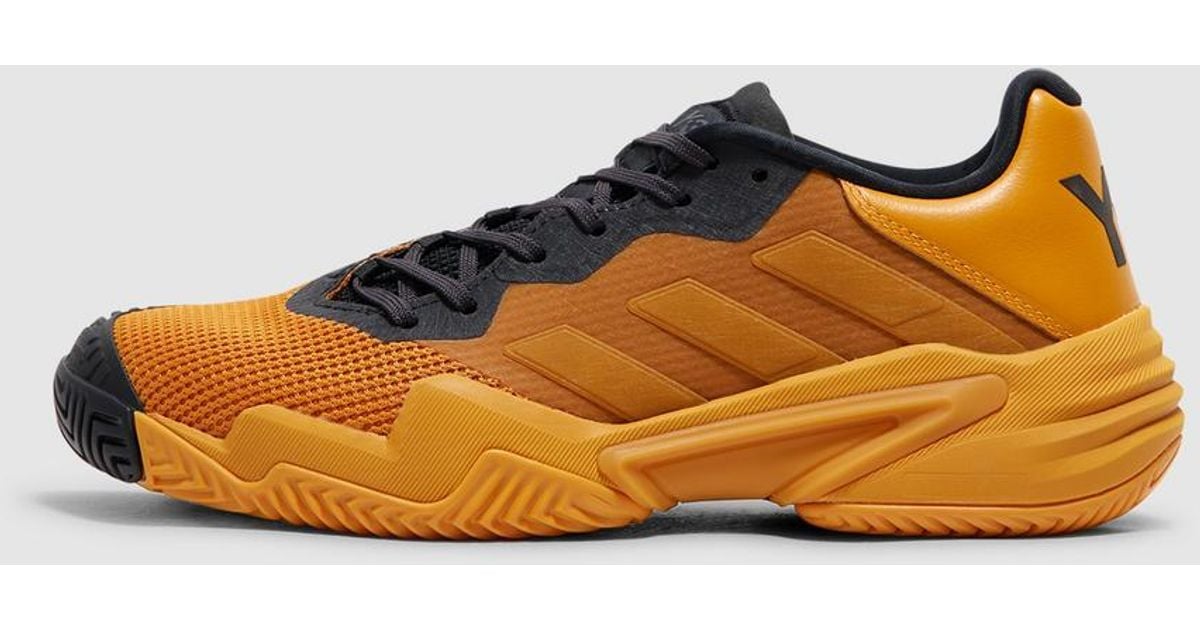 Y-3 Barricade 13 Tennis Sneaker (Collegiate/Collegiate in Orange for ...