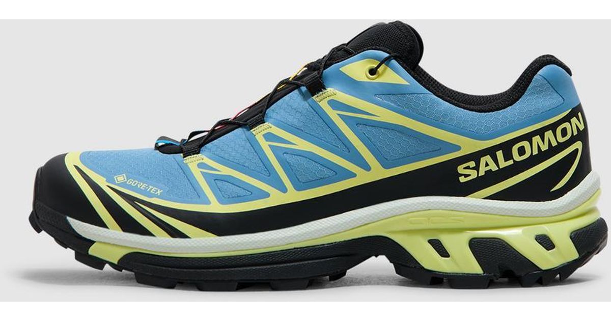 Salomon Lab Xt-6 Gore-Tex Sneaker (Niagara/Sunny Lime in Green for Men ...