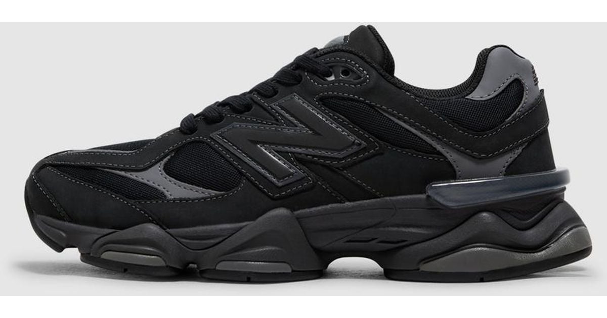 New Balance 9060 Sneaker Castlerock in Black for Men | Lyst