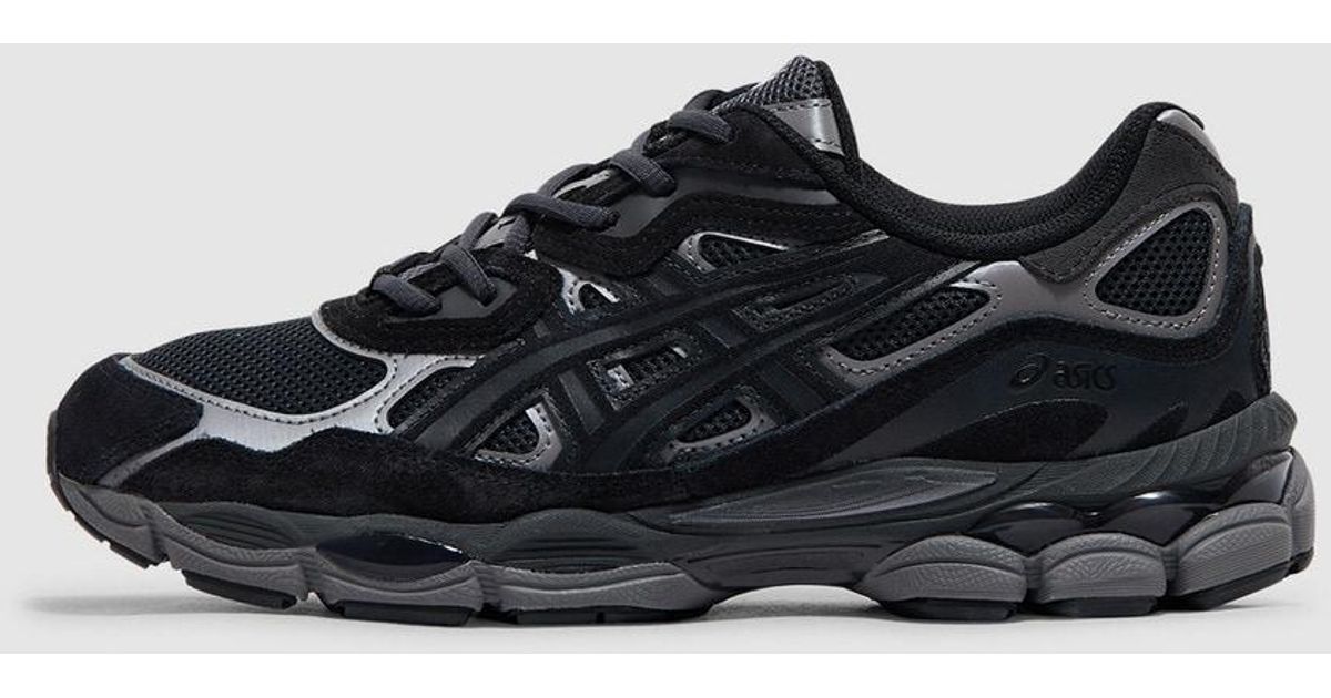 Asics Retro Gel-NYC Mesh Sneakers in Black | Lyst