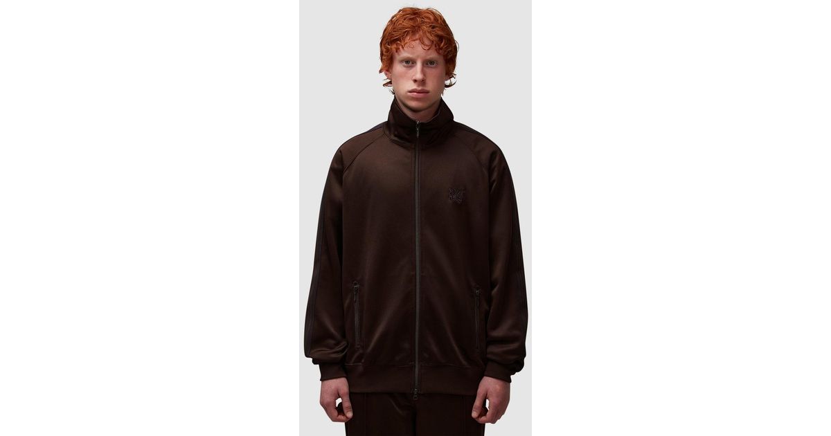 Needles Poly Smooth Track Jacket (Dk in Brown for Men | Lyst