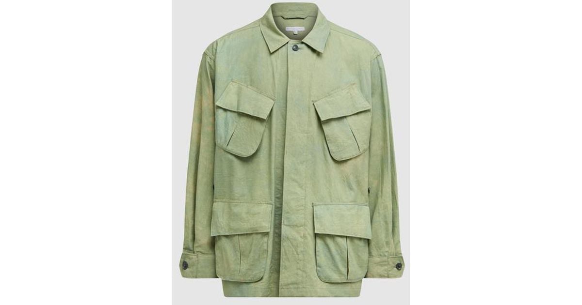 Engineered Garments Jungle Fatigue Jacket in Green for Men | Lyst