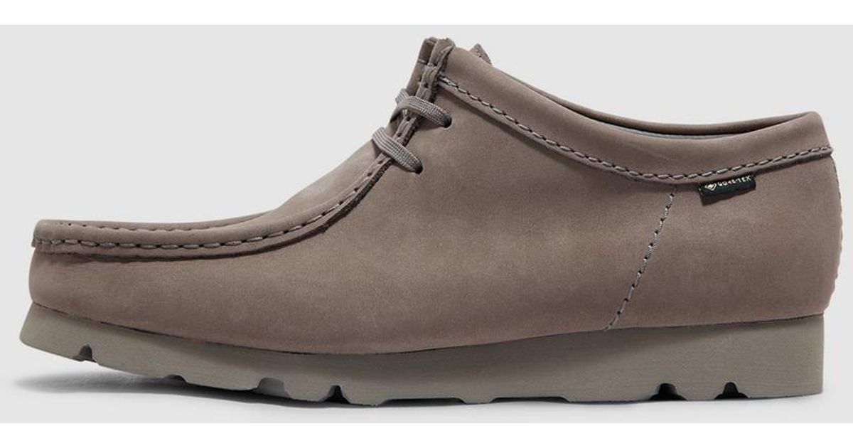 Clarks Wallabee Gtx Shoe in Brown for Men | Lyst
