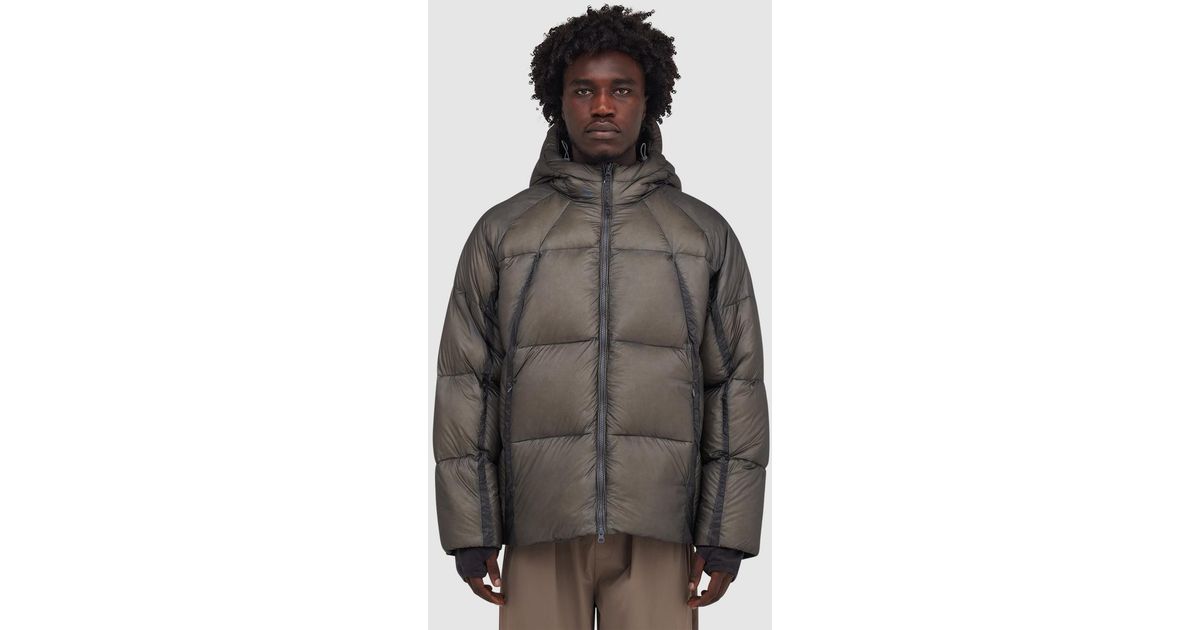 San San Gear Shade Puffer Jacket (Charcoal in Brown for Men | Lyst UK