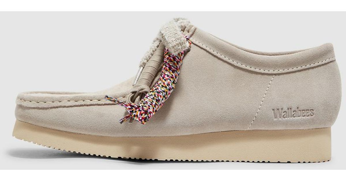 Clarks Wallabee 2604 Shoe in White for Men | Lyst