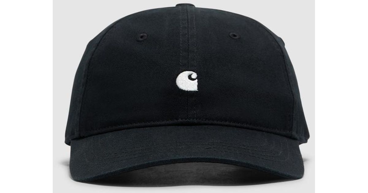 Carhartt Madison Logo Cap Wax in Black | Lyst UK
