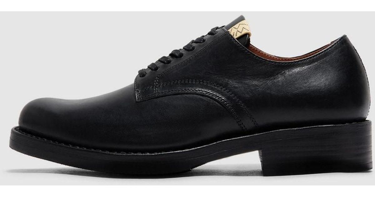 Visvim Galvin Plain Toe Shoe in Black | Lyst