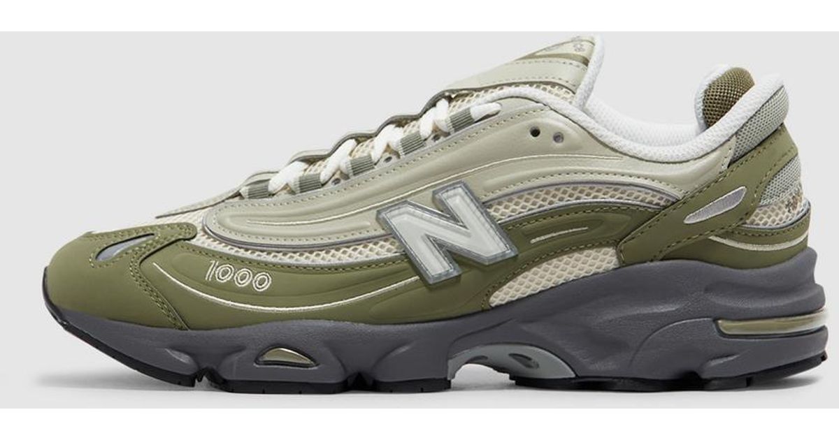 New Balance 1000 Sneaker in Green for Men | Lyst