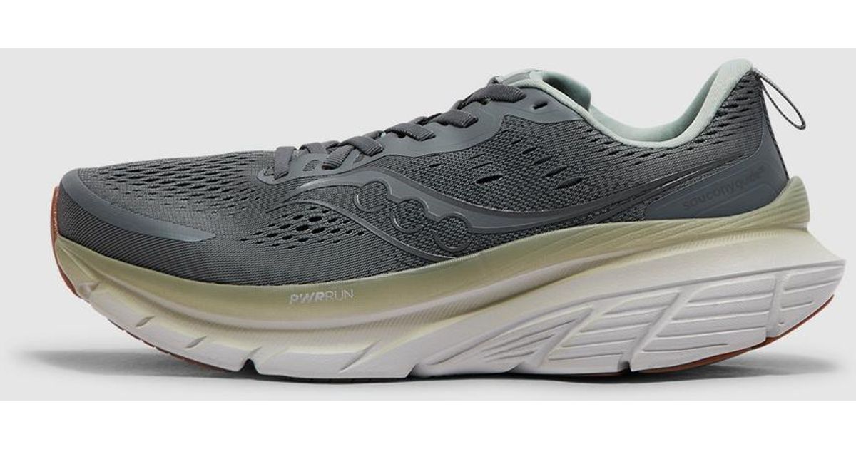 Saucony Guide 18 Sneaker (Carbon/ Iceberg in Gray for Men | Lyst
