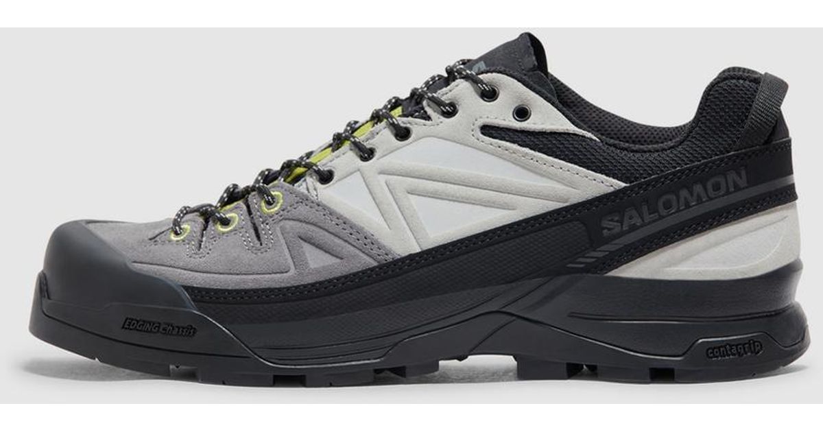 Salomon Lab X-Alp Leather Sneaker in Black for Men | Lyst