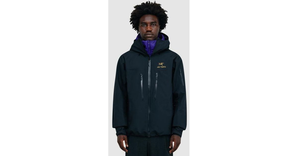 Arc'teryx Alpha Sv Jacket (24K in Black for Men | Lyst