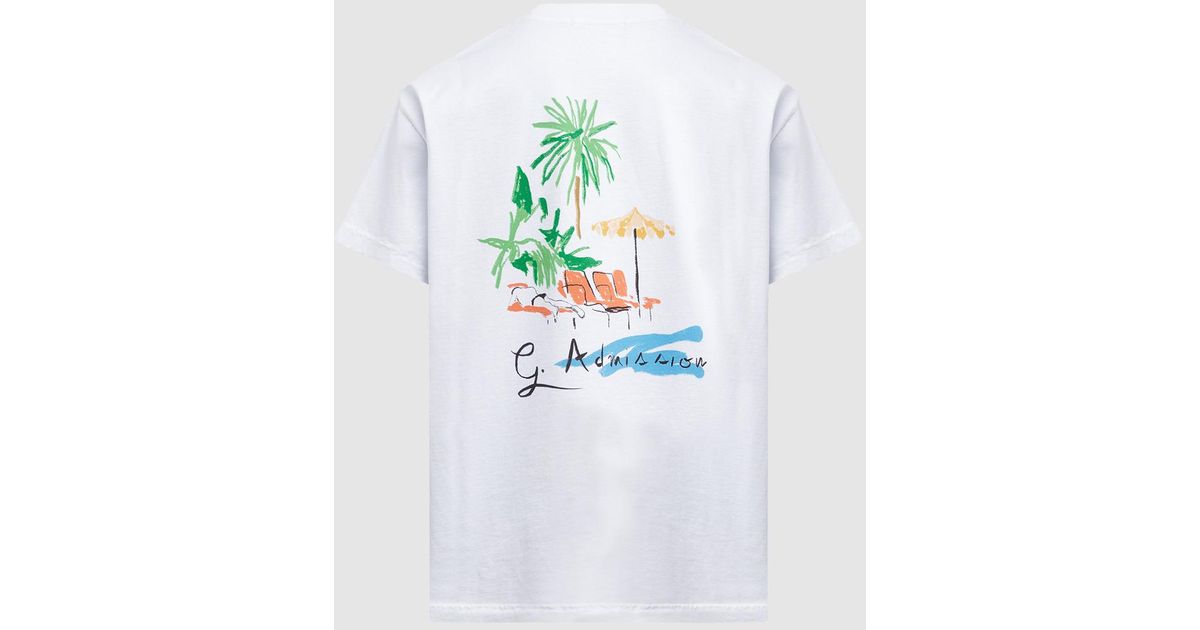 General Admission Poolside T-shirt in White for Men | Lyst