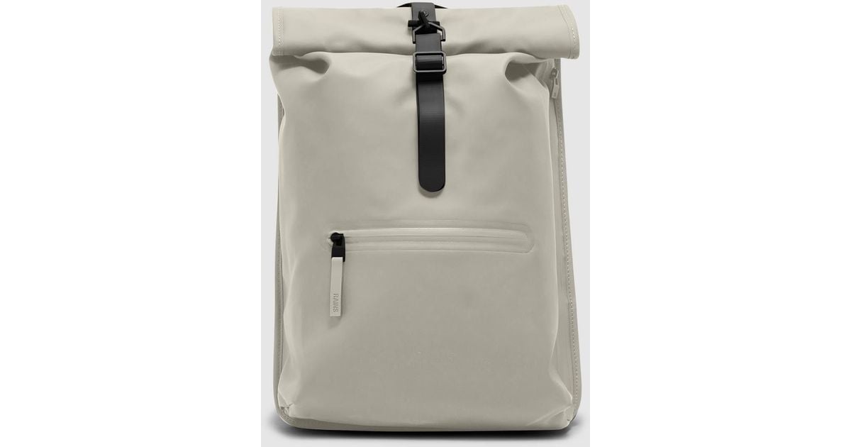 Rains Rolltop Backpack (Drift in Gray | Lyst