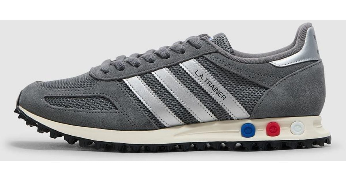 adidas La Trainer Og Sneaker Four/ Met/Off in Grey for Men | Lyst UK