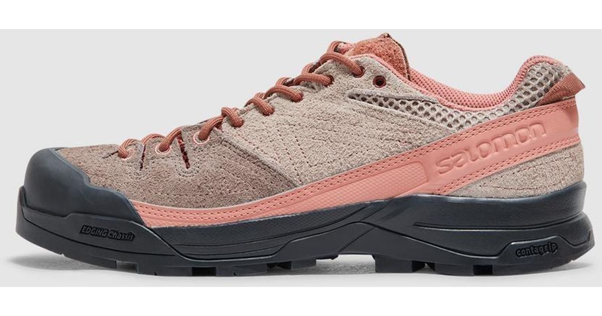 Salomon Lab X-Alp Suede Sneaker in Brown for Men | Lyst