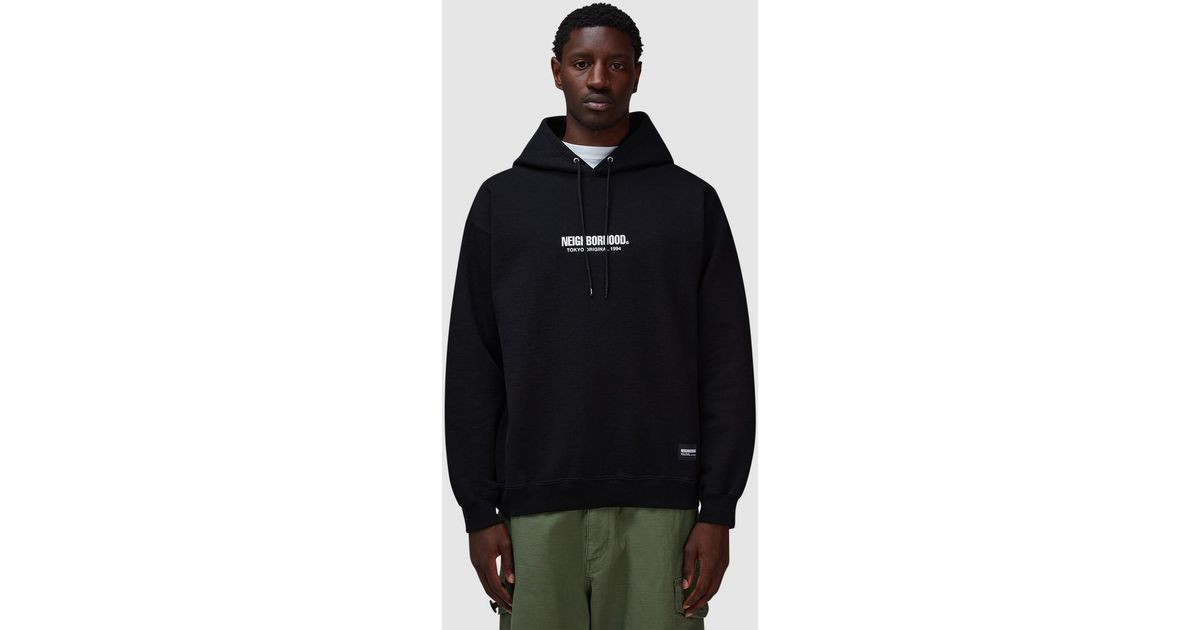 Neighborhood Solid Sweat Hoodie in Black for Men | Lyst