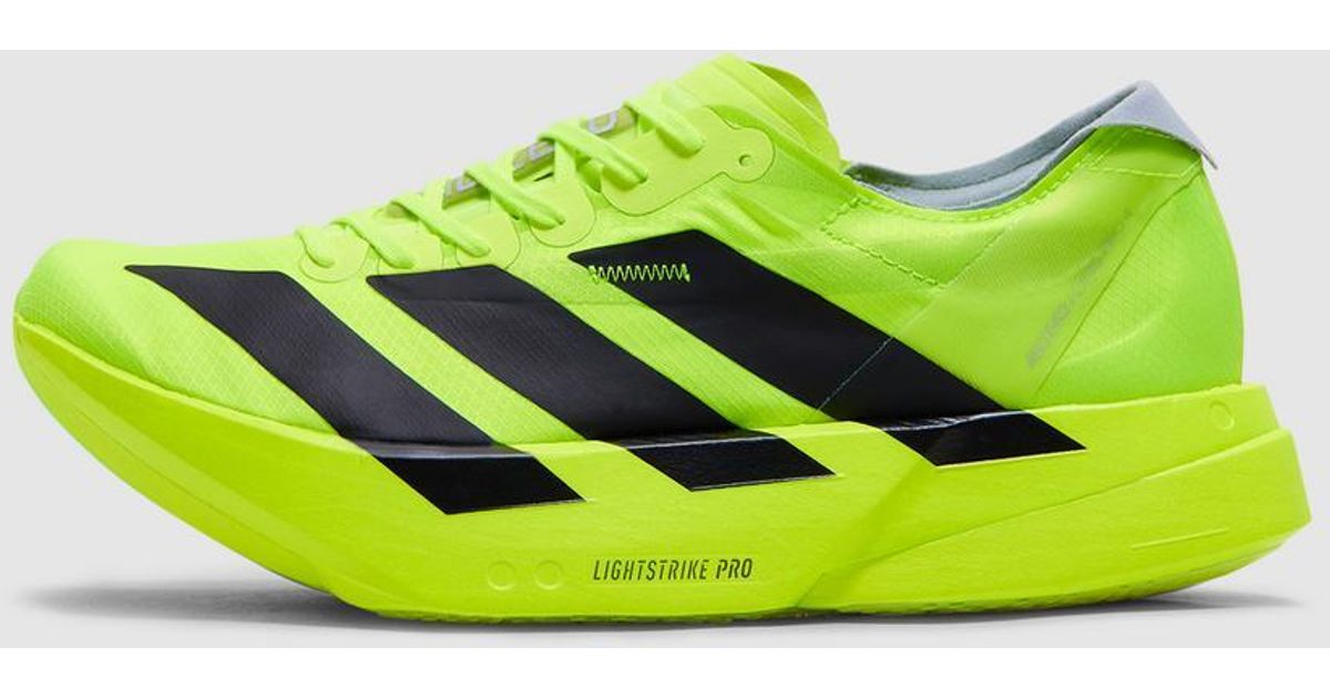 adidas Originals Adizero Adios Pro 4.0 Sneaker (Lucid Lemon/Core/Halo ...