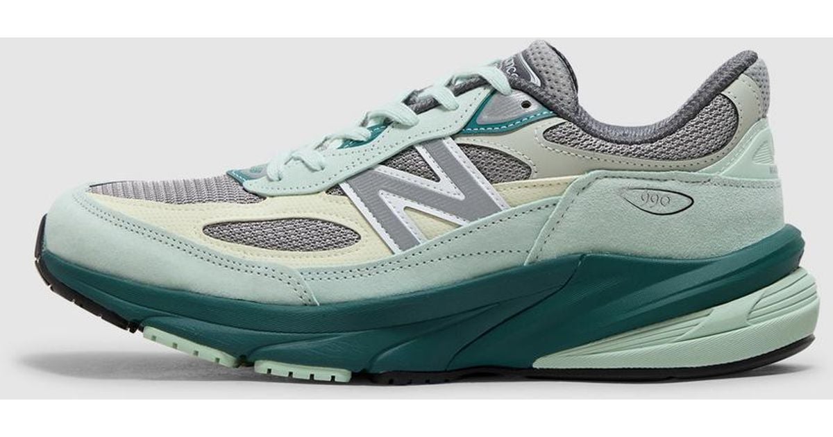 New Balance Mius 990V6 Sneaker /Light in Green for Men | Lyst