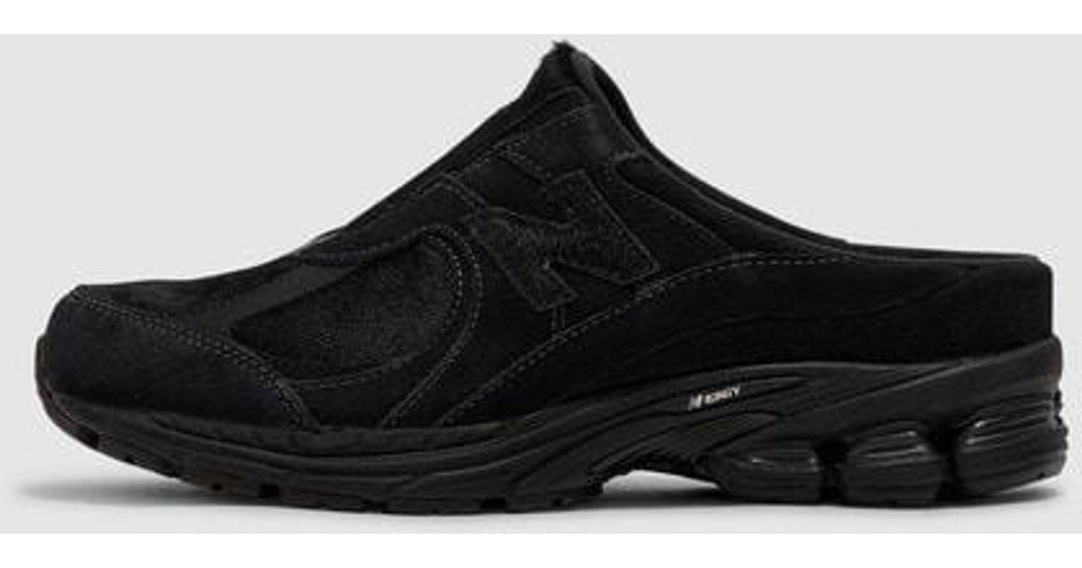 New Balance 2002rmr Mule in Black for Men | Lyst