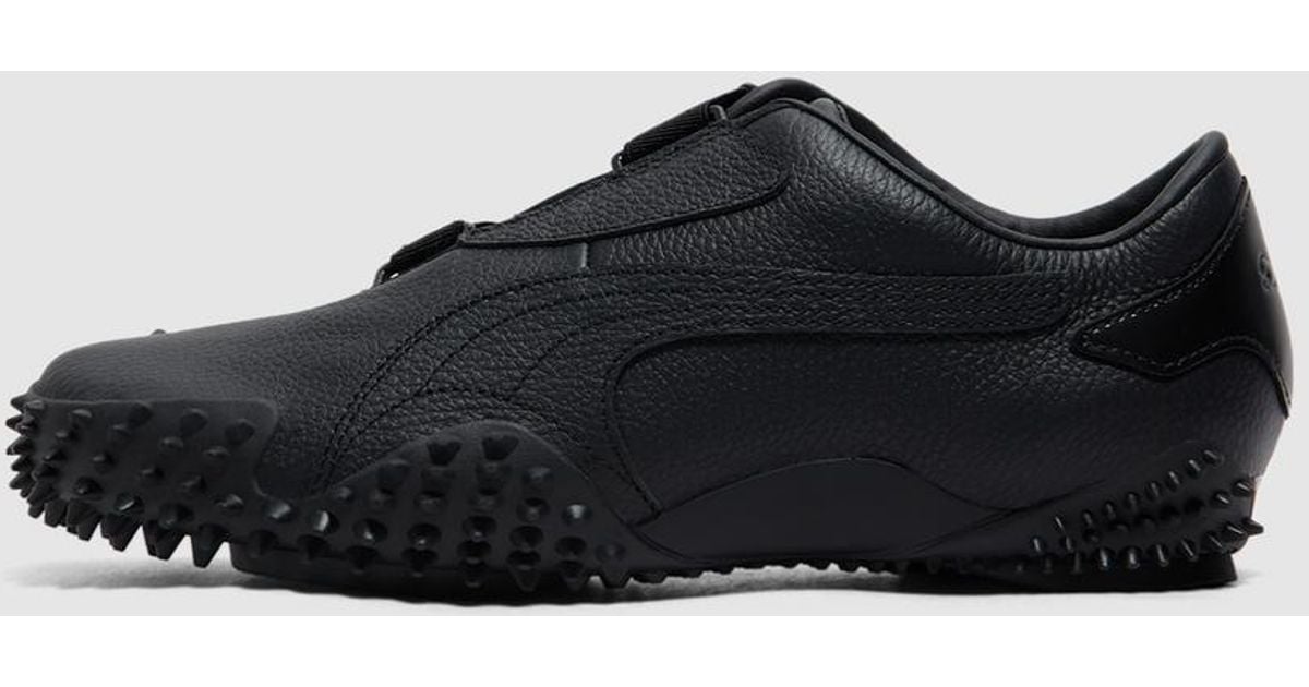 PUMA Mostro Leather Sneaker in Black | Lyst
